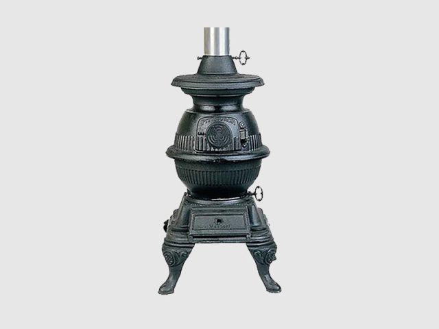 Masport PITTSBURGH MKII Cast-Iron Potbelly Freestanding Wood Fireplace