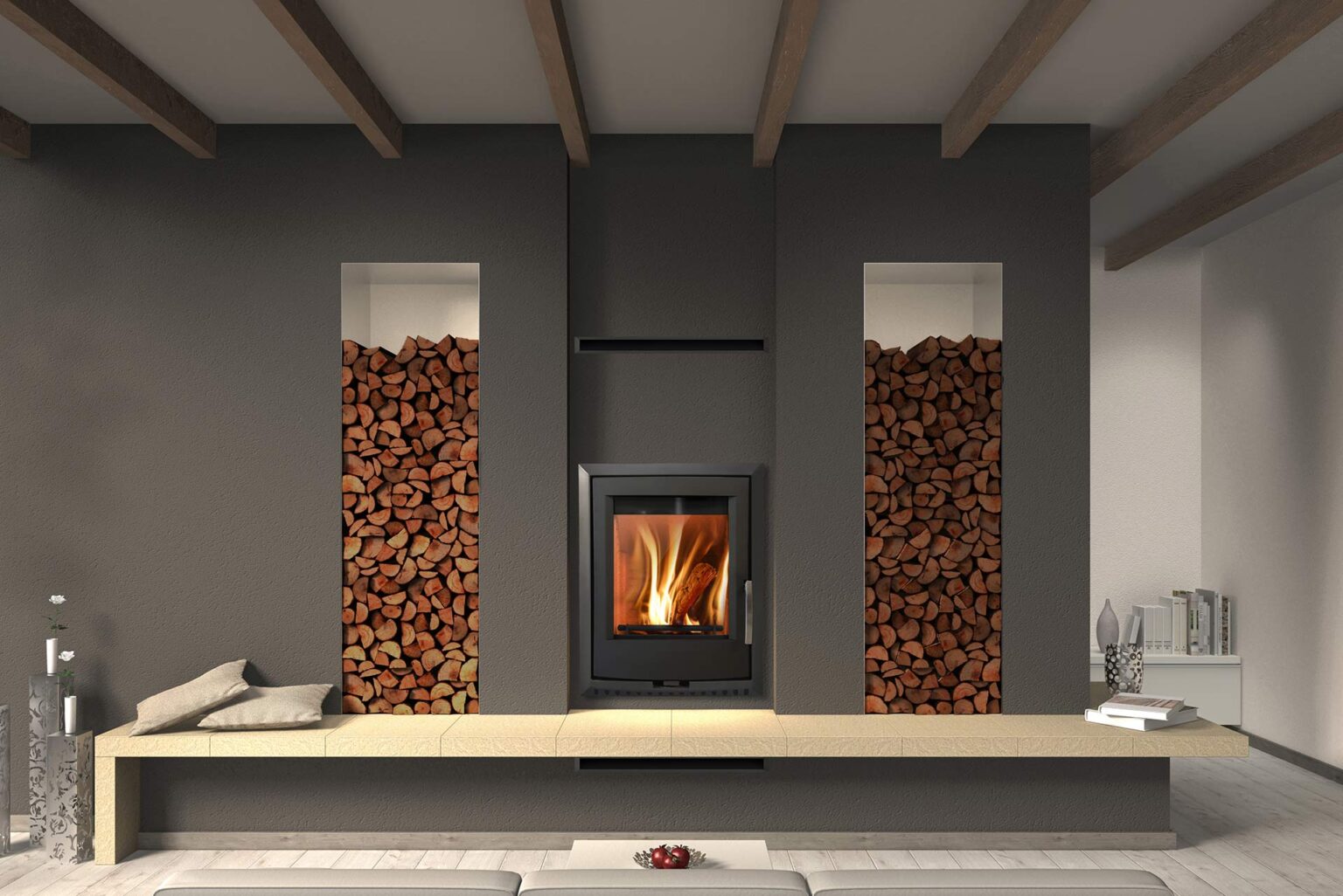 Inbuilt Wood Heaters | Built-In Wood Fireplaces for Sale