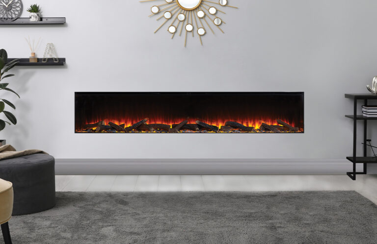 New Forest 2400 Electric Fireplace with Deluxe Logs