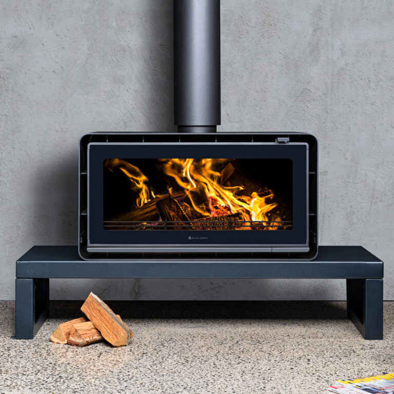 Kalora Urban LS Radiant Wood Heater - Plinth Base