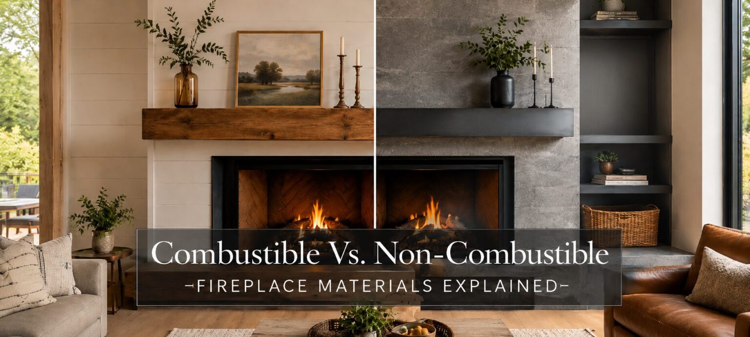 Combustible Vs Non-Combustible Fireplace Materials